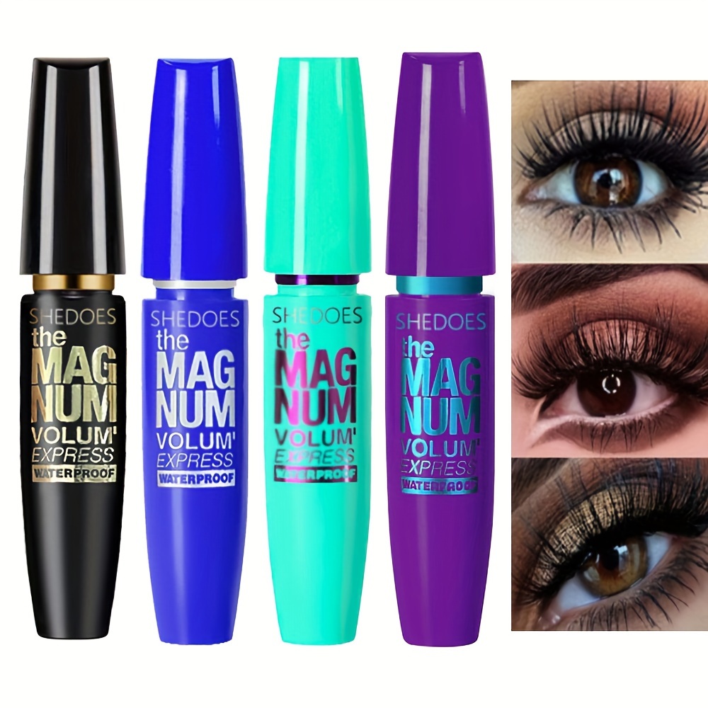 Waterproof Curling Not Easy to Smudge Mascara Thick Black Long-Lasting ...