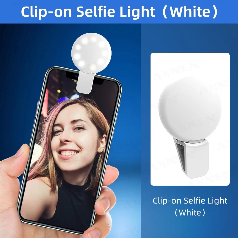 Smartphone Fill Light Selfie Dimmable Light Cell Phone Fill Light USB ...