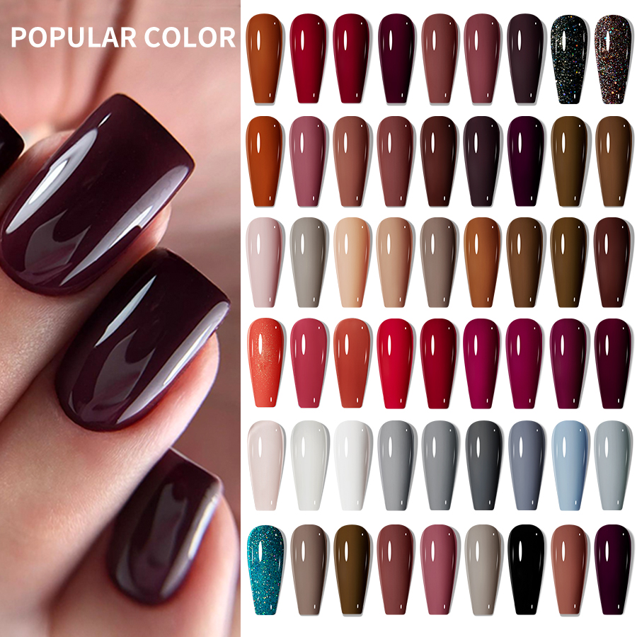 XEIJAYI 11pcs 7.3ml Gel Nail Polish Set, French Nail Polish, Soak Off UV Light Cure Gel Polish ...