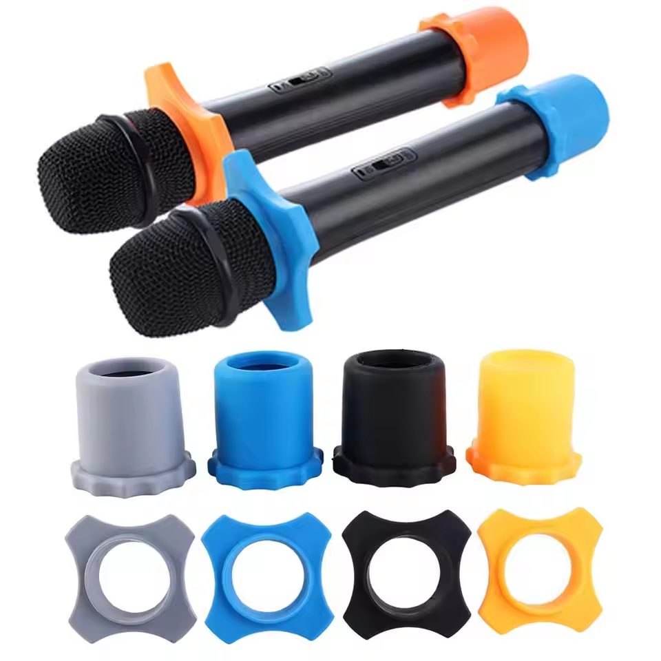 [Shopee Choice] Shakeproof Silicone Handheld Microphone Anti-Rolling ...