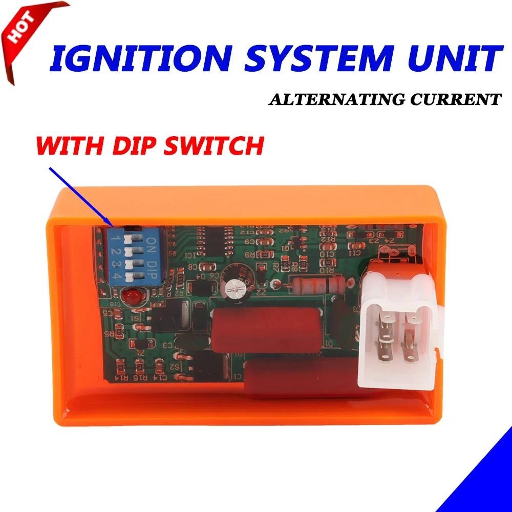 Motorcycle Ignition Performance 5 Pin Adjustable AC CDI Box With Dip ...