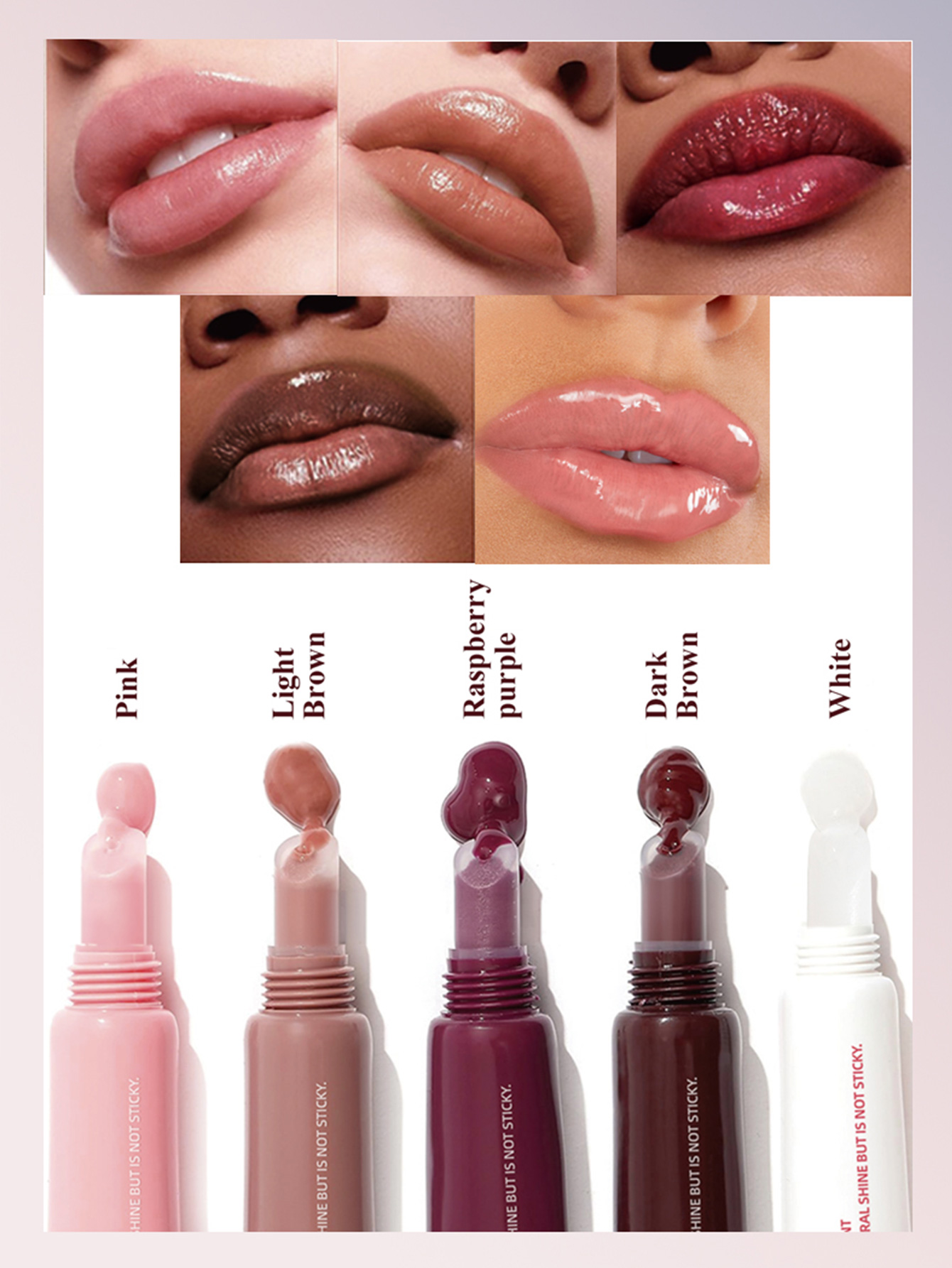 OCHEAL Water Light Dudu Lipstick Mirror Liquid Lip Gloss Lip Gloss Rich ...