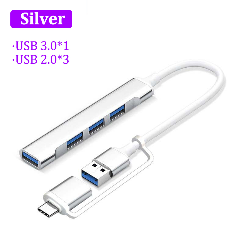 Type C to USB 3.0 Hubs USB C Docking Stations Adapter OTG 2.0 Splitter | Shopee Philippines