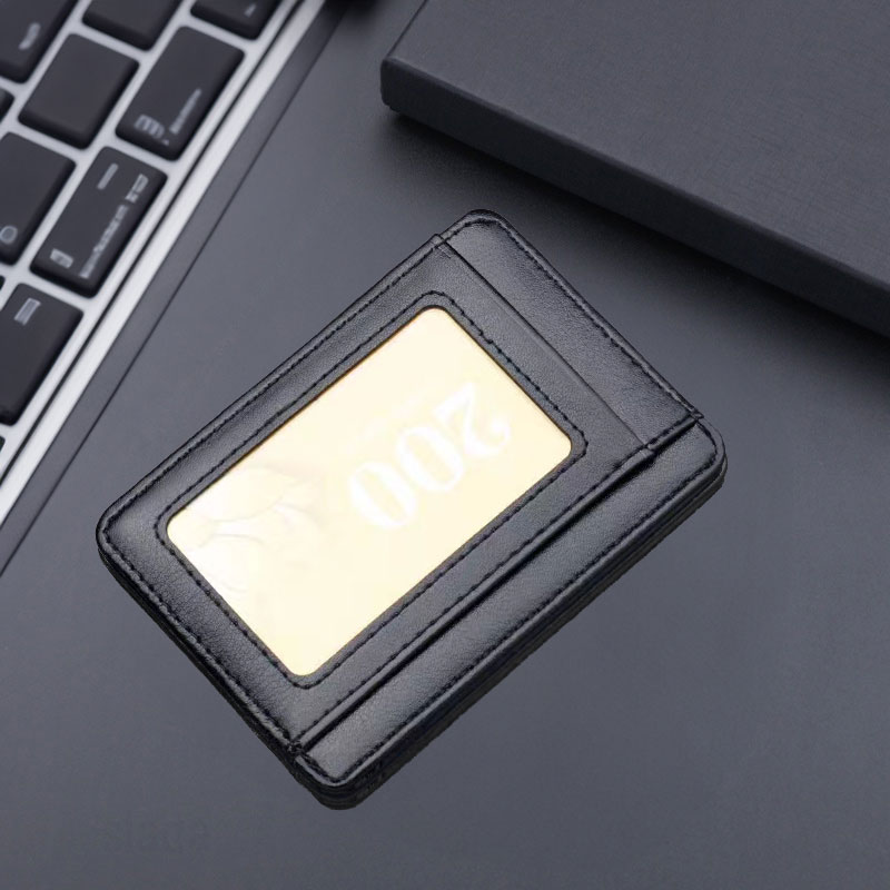 New Men's Ultra Thin Card Holder - Portable Credit Card Clip with Multi ...