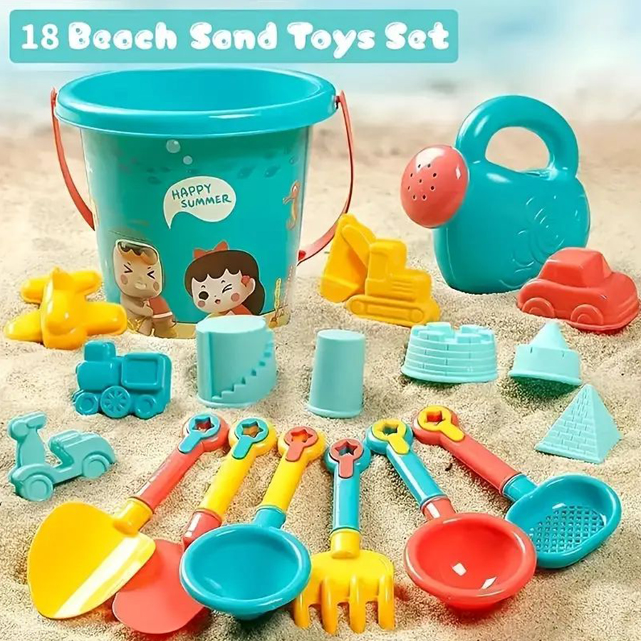 1 0pcs/18pcs Beach Toys Set - Sand Box Toys For Kids Outdoor Fun ...