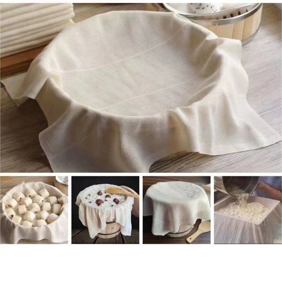 2 pieces of pure cotton lock edge high density tofu cloth filter ...