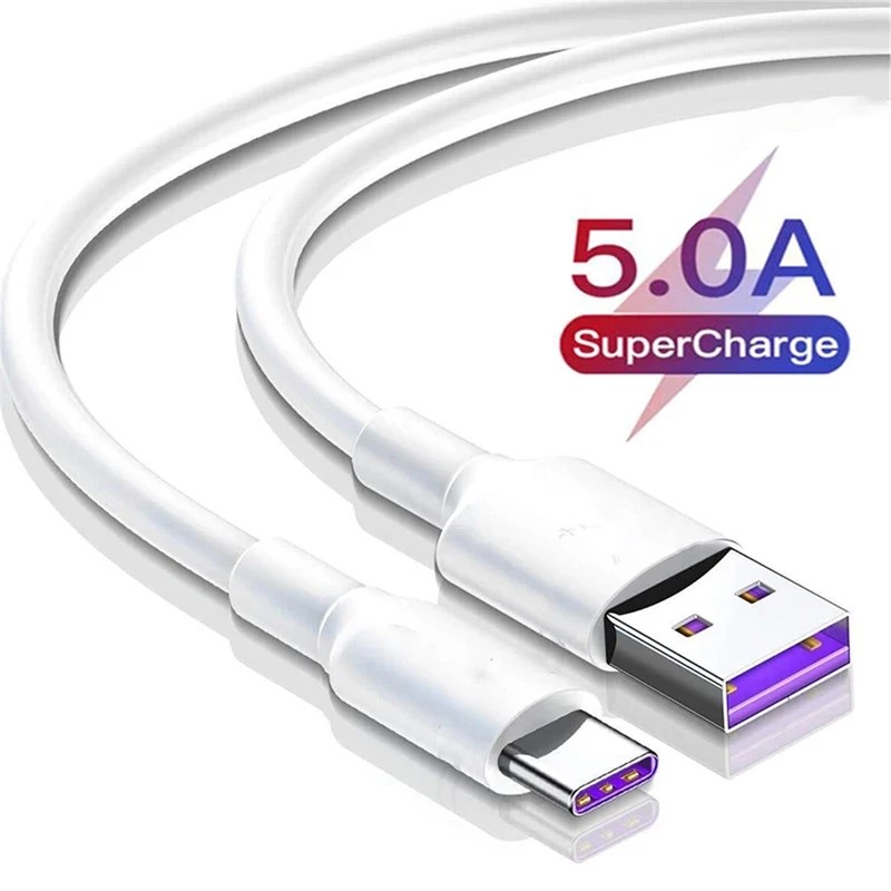 1M USB Type C Cable 5A Fast Charging Wire Phone Micro USB Wires Cable ...