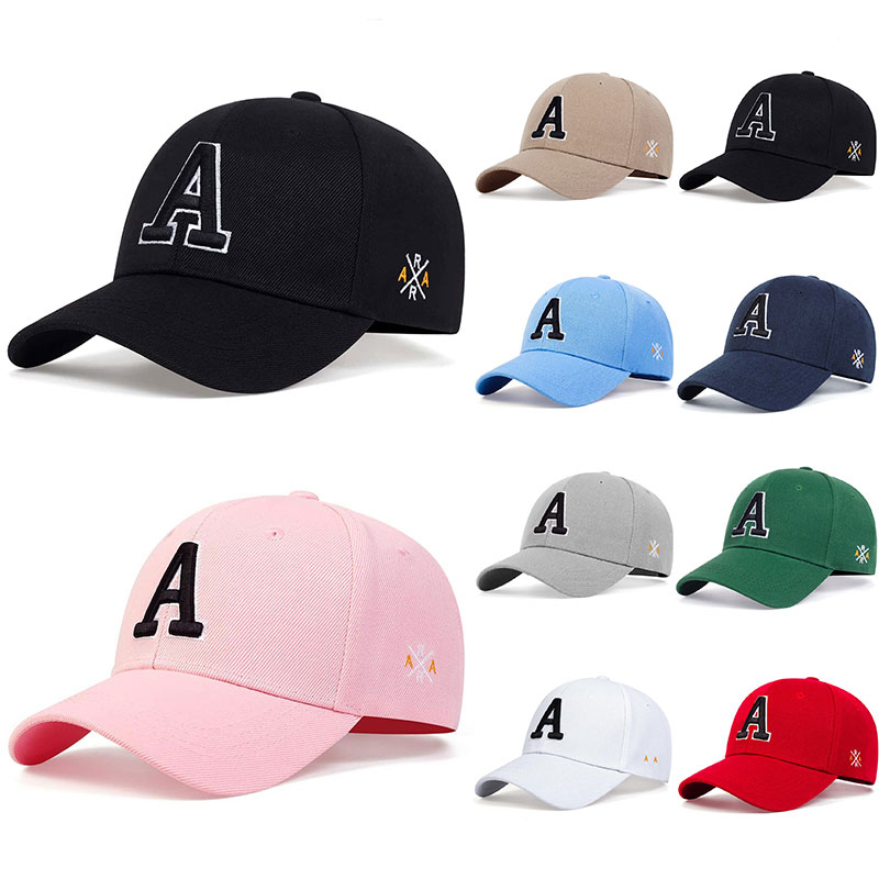 Unisex Letter A Side AR Embroidery Adjustable Trucker Baseball Hat ...