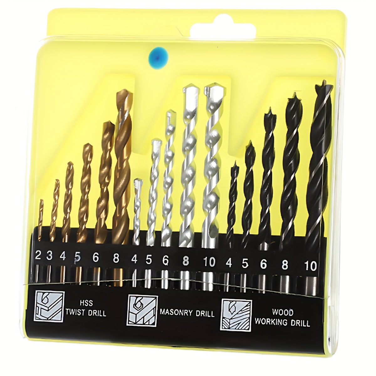 Brad Point Masonry Drill Bits，Wood Drill Bit Set，Metal drill bit ...