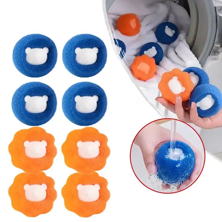 Washing Machine Cleaning Balls Laundry Sponge Sticky Laundry Lint ... Washing Machine Cleaning Balls Laundry Sponge Sticky Laundry Lint ...