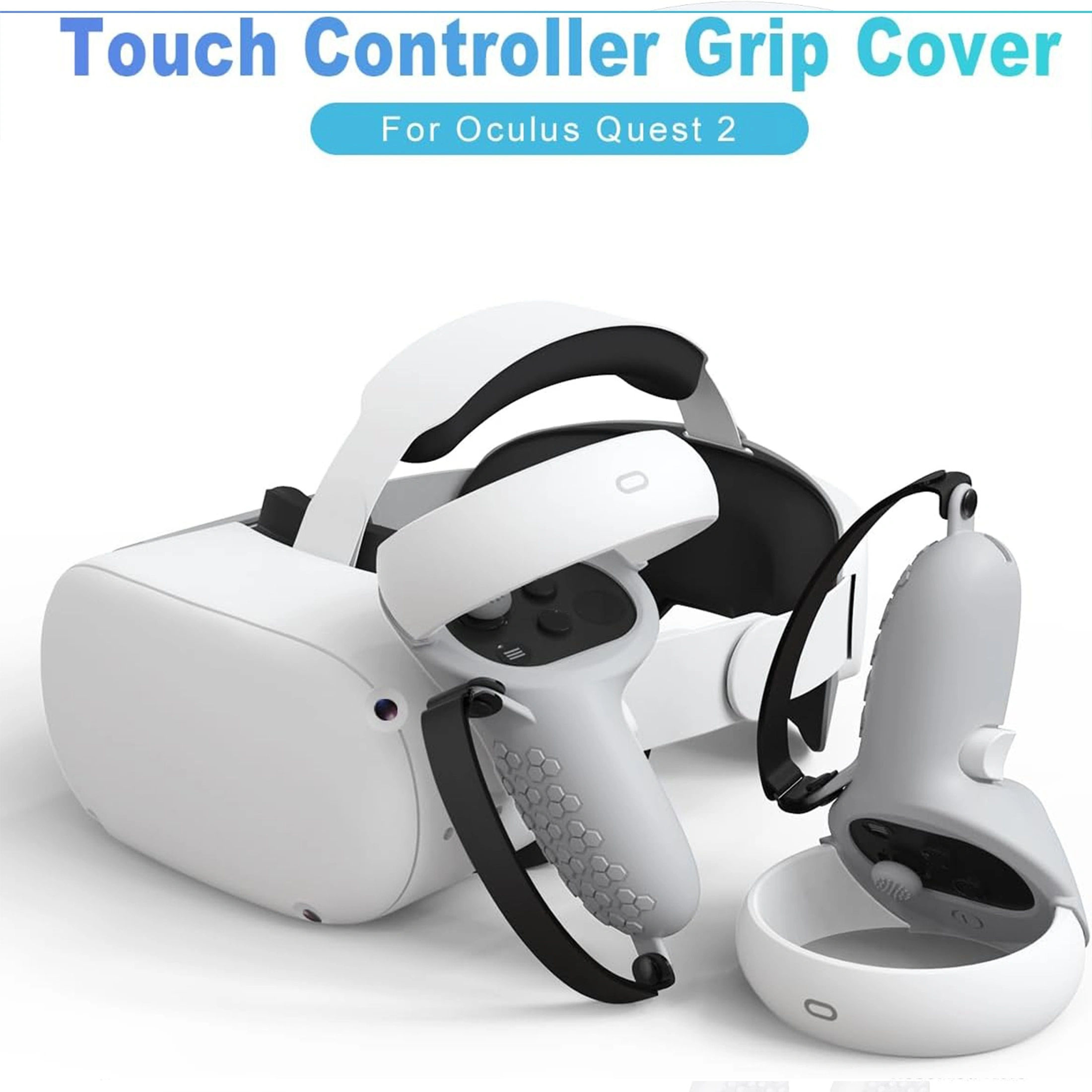 Controller Grip for Oculus Meta Quest 2 Accessories Grips Cover for VR ...