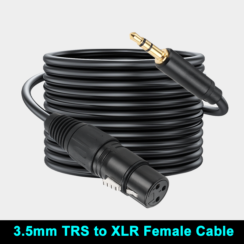 3.5mm To XLR Female Cable,3.5mm Audio Cable,XLR Audio Cable,3.5mm Male ...
