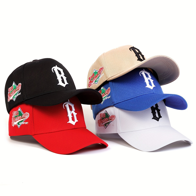 Unisex Letter B Side 1988 Embroidery Adjustable Hip Hop Baseball Hat ...
