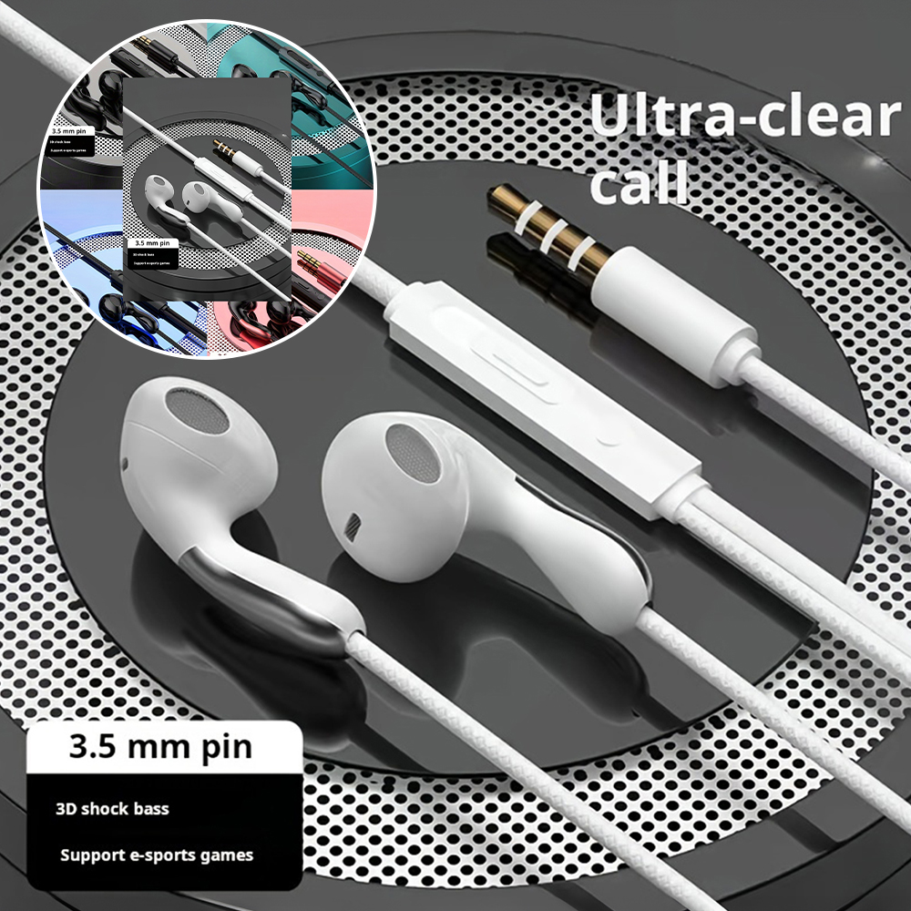 Original 3.5mm Wired In-Ear Earbud Heavy Bass high Sound Quality ...