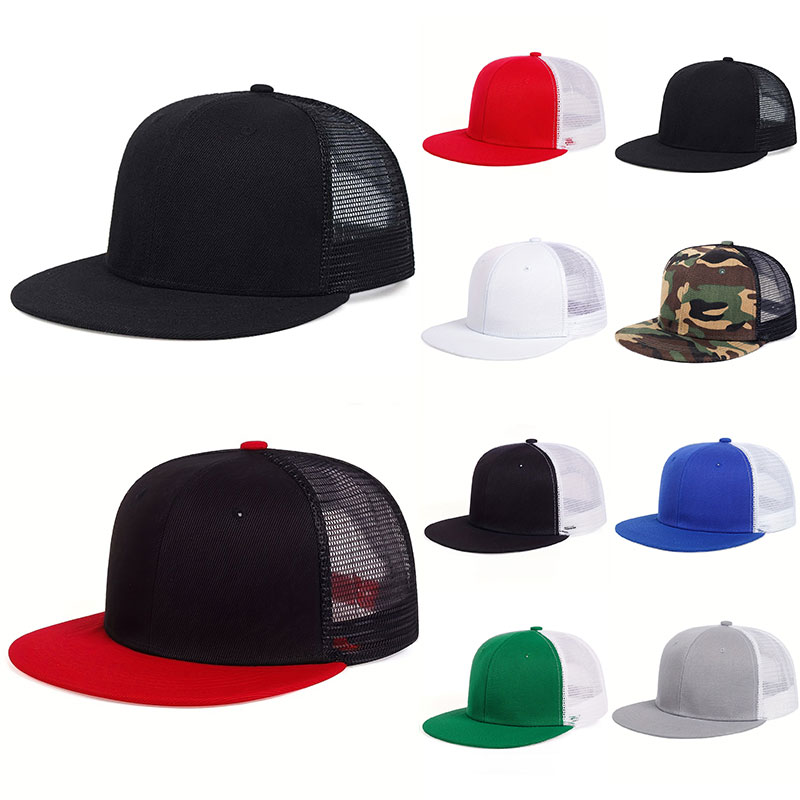 Unisex Light Plate Adjustable Mesh Baseball Hat Hip Hop Cap Spring ...