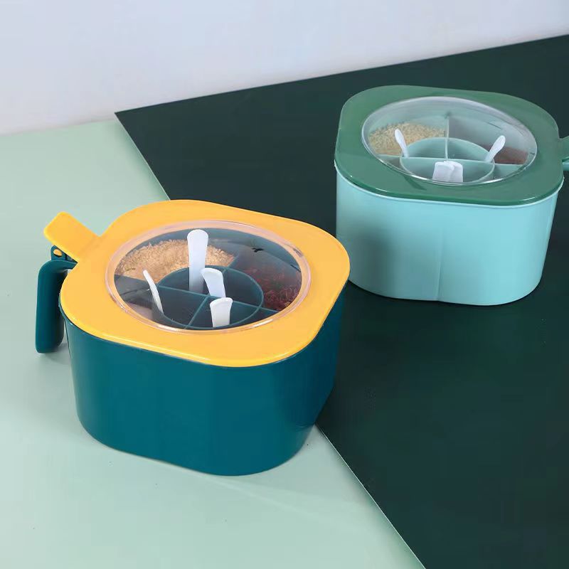 Spice Container Kitchen Seasoning Holder Divider Set Aesthetic Kitchen ...