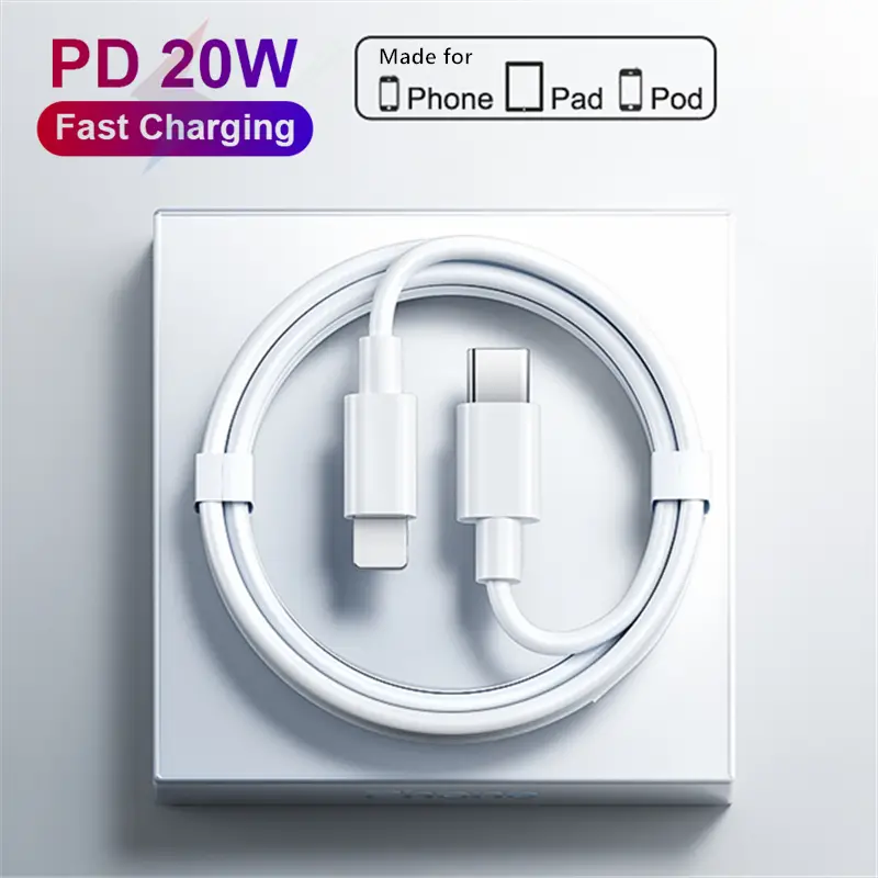 For APPLE PD 20W Fast Charging Cable For iPhone 13 12 11 14 Pro Max ...