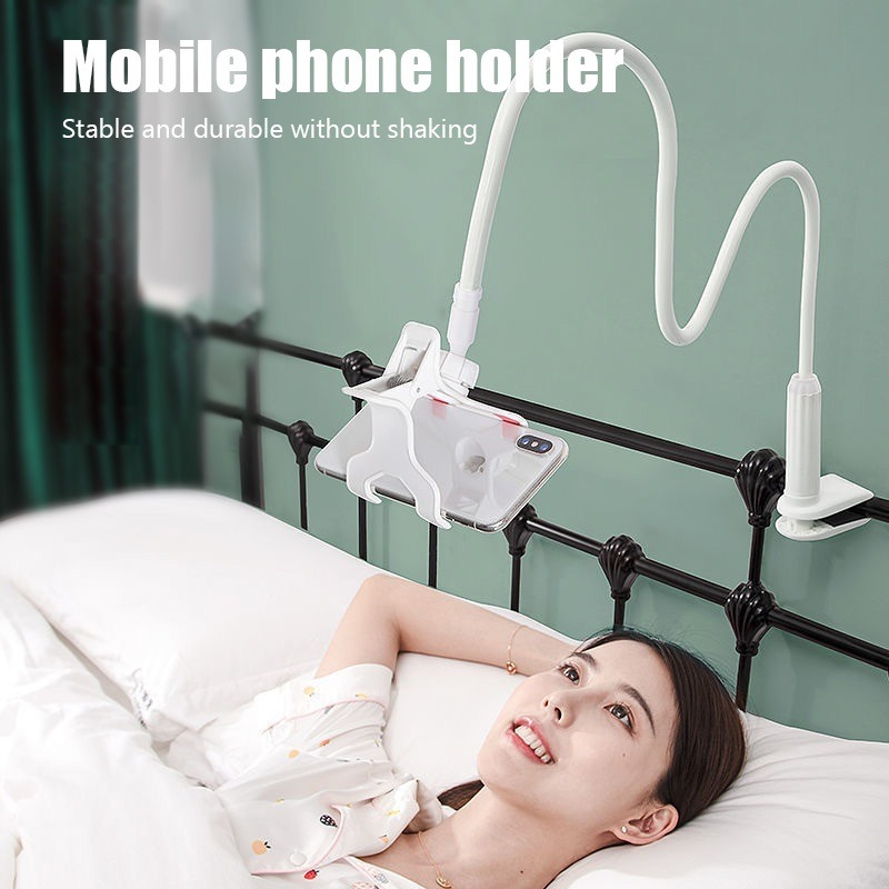 Stable Phone Holder - 360° Rotation Lazy Stand with Anti-Shake Base ...