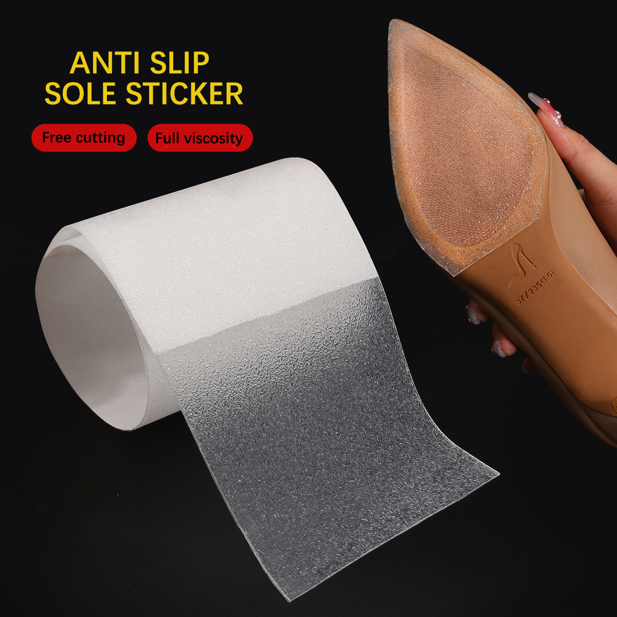 Sole Stickers, Crystal Translucent, High Heels, Cover Protector, Self ...