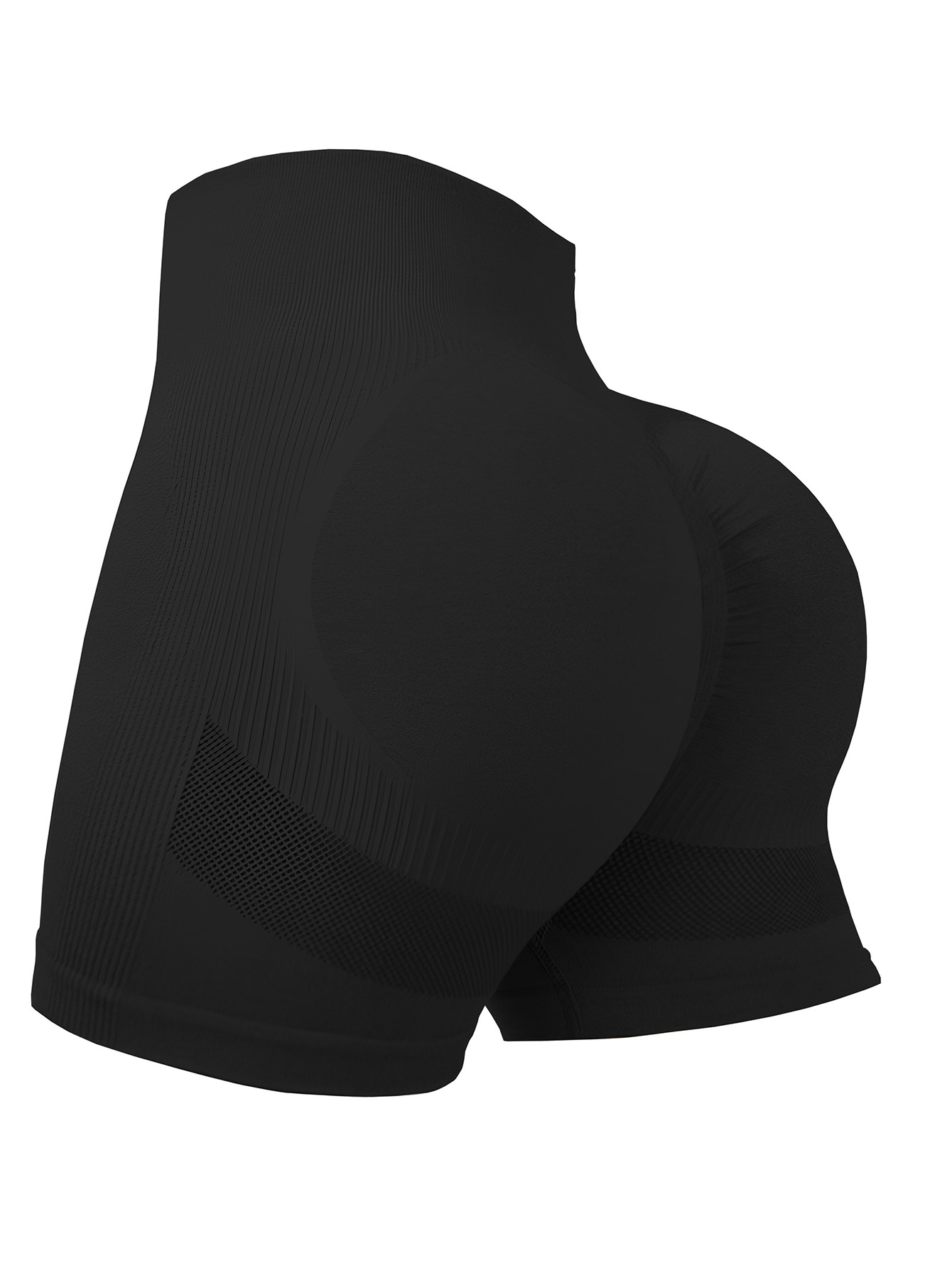 Seamless Sports Fitness Shorts Women High Waist Sports Tight Shorts ...