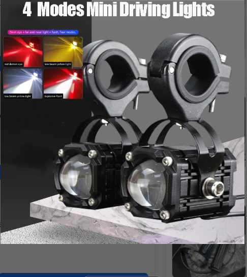 Motorcycle Headlights, Motorcycle led Headlights, Three-Color ...
