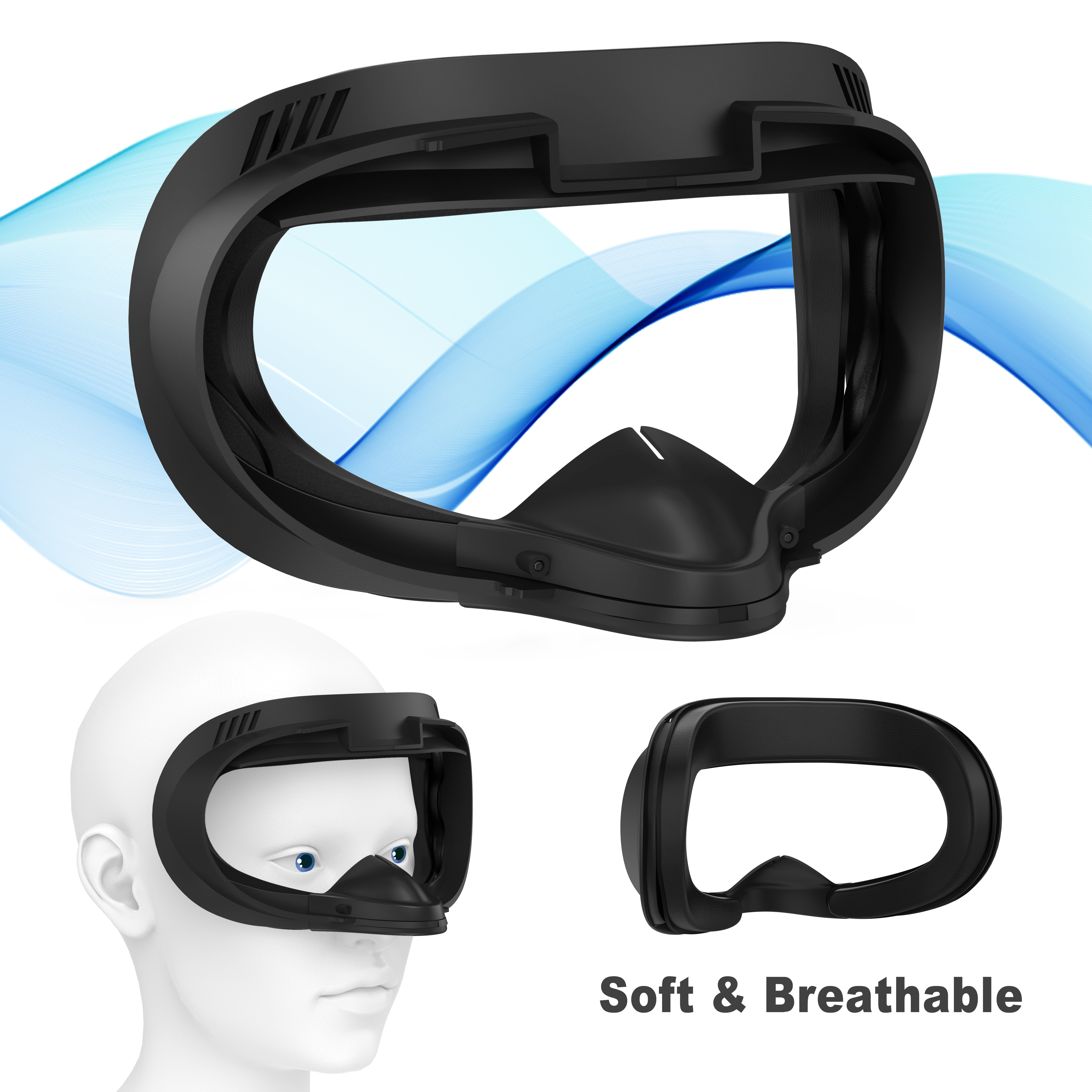 New 1pc Facial Interface & Face Cover Pad for Oculus Quest 2, Sweat ...