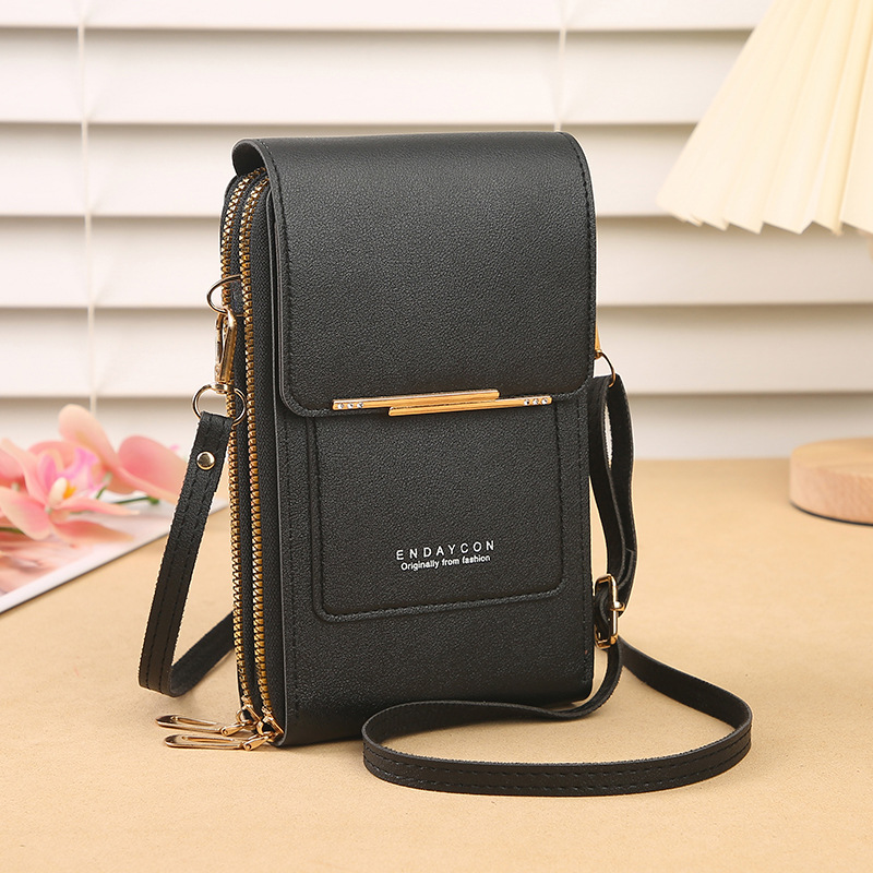 Ladies Wallet Touch Screen Mobile Phone Bag Mini Flip Crossbody Bag ...