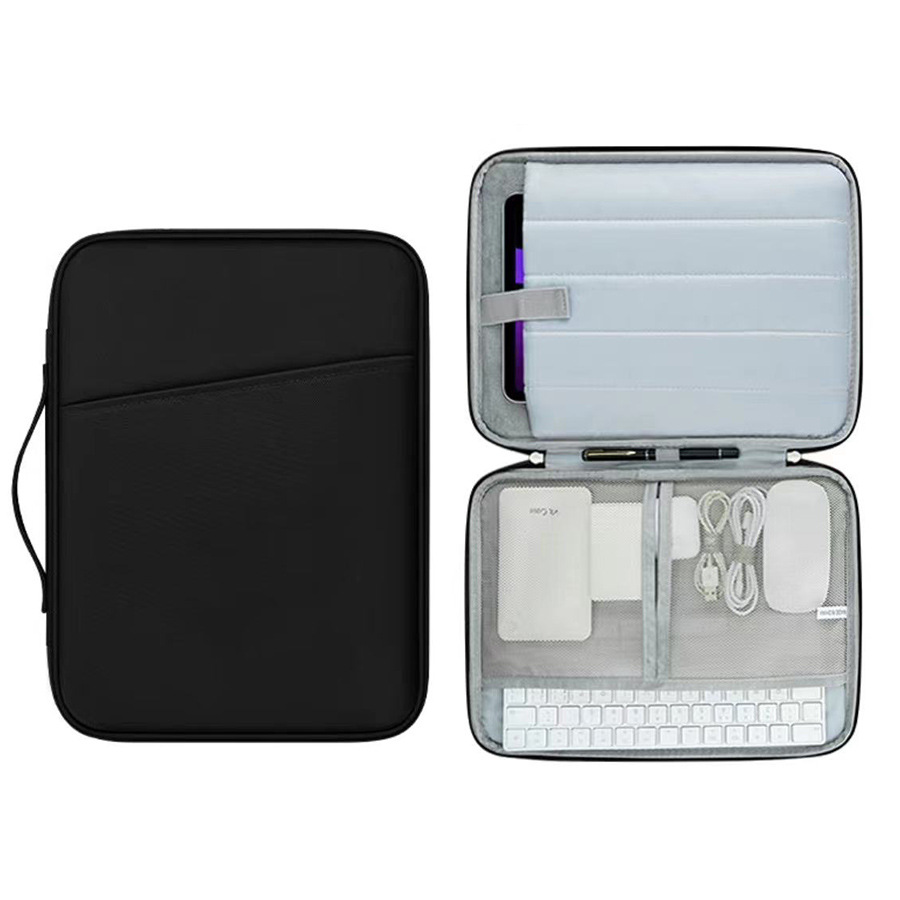 Waterproof Tablet Bag Multi Layer Padded Shockproof Carrying Case iPad ...