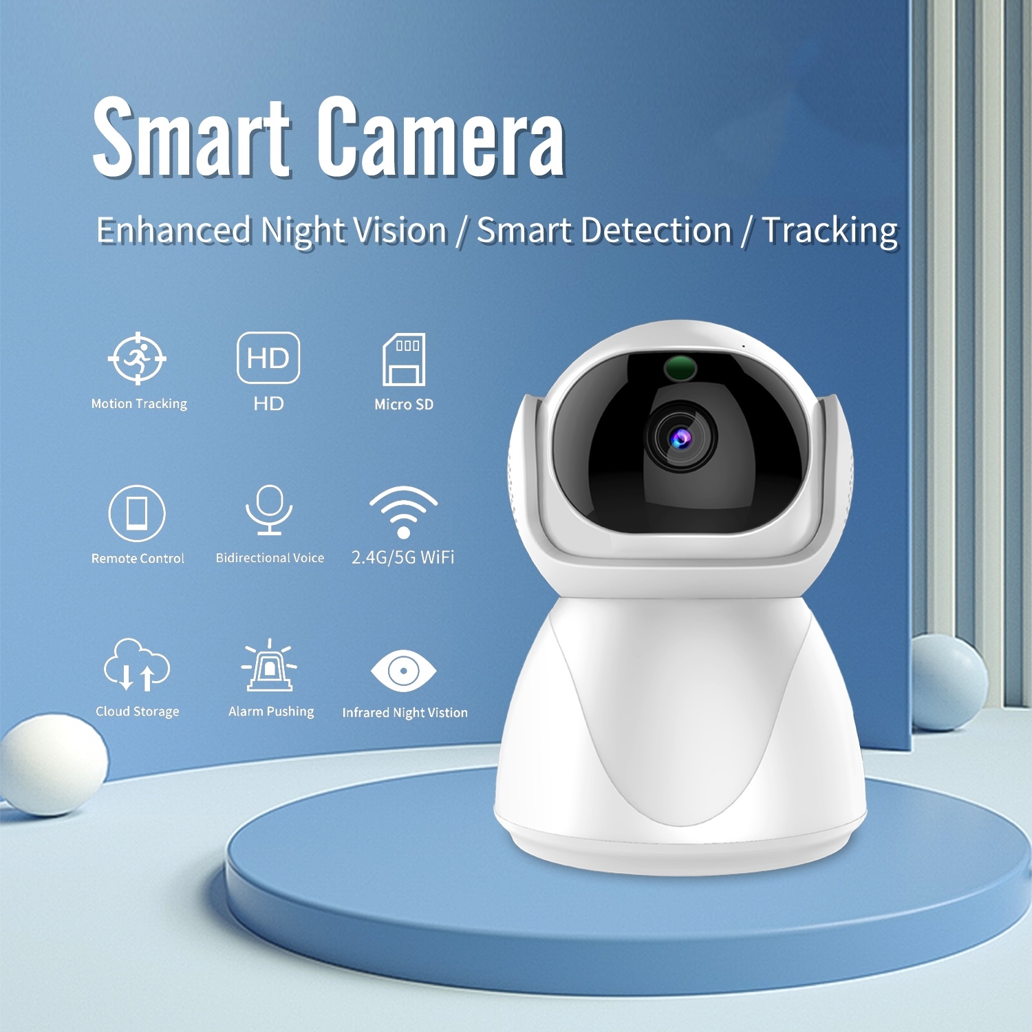 Smart Security Network Camera Outdoor Waterproof CCTV 1080P HD Night ...