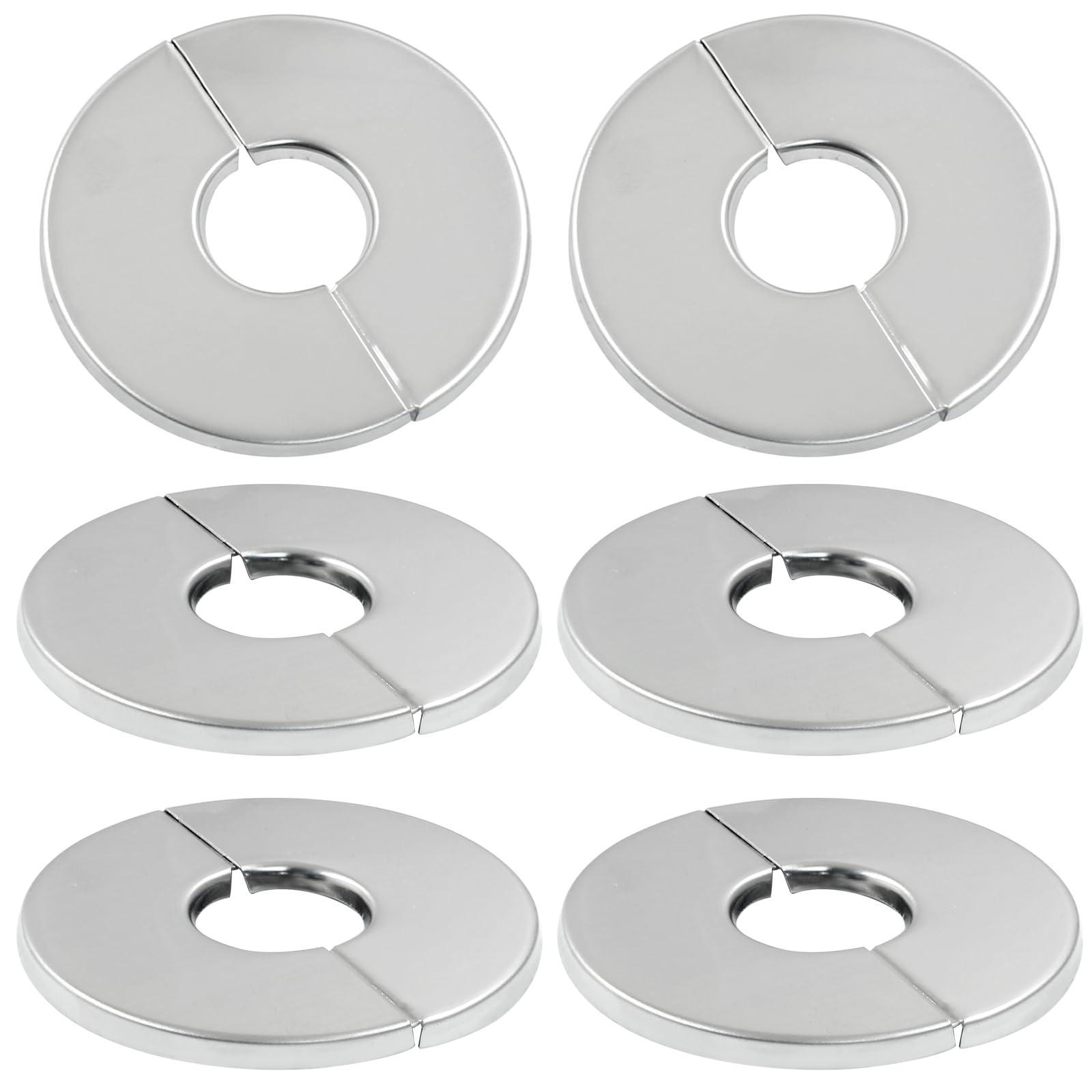 2Pcs Wall Split Flange, Stainless Steel Self Adhesive Round Escutcheon ...