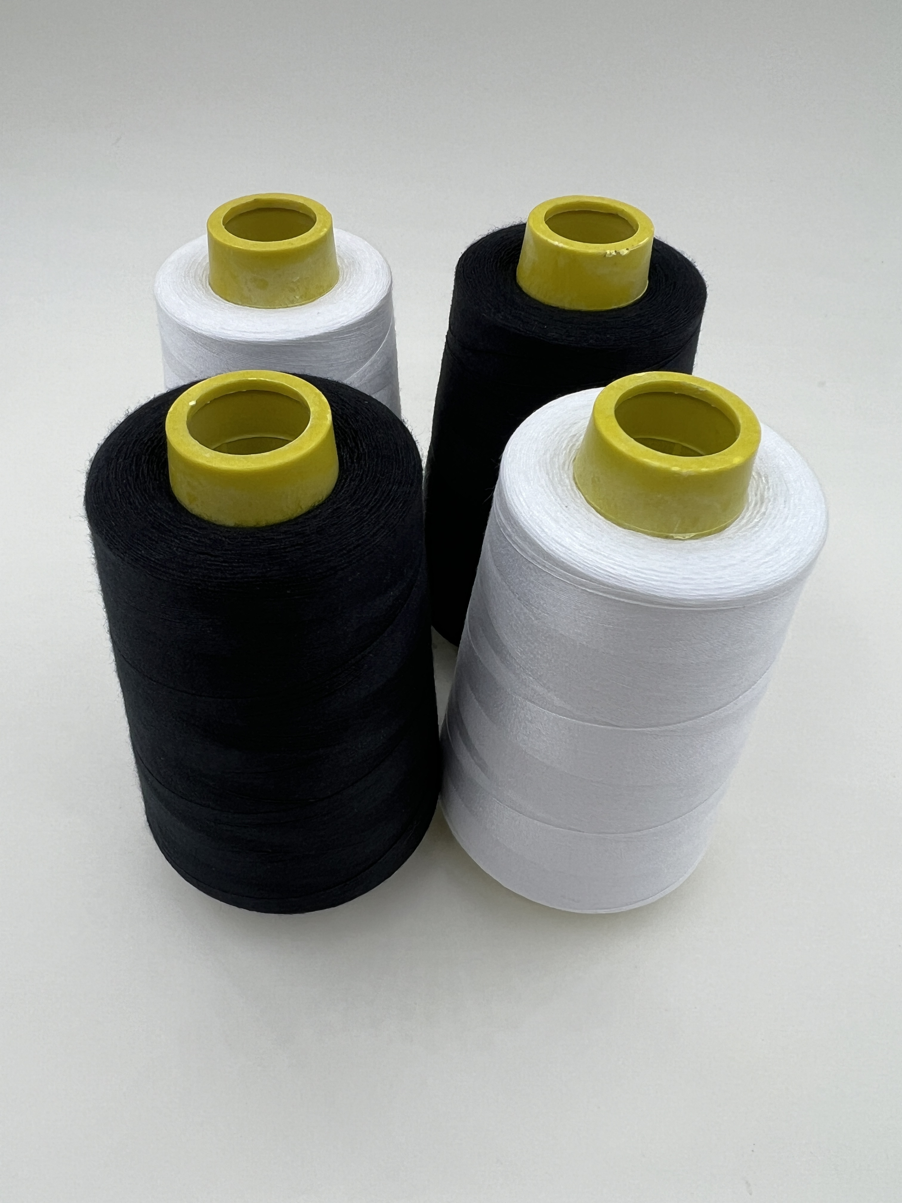 3000m Large Roll Black White 40/2 Household Sewing Thread, High-Quality ...
