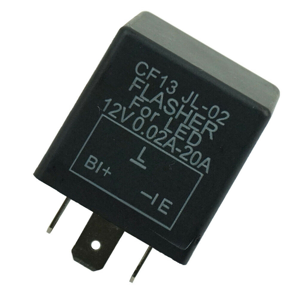 3-Pin Car Flasher Relay Fix Light LED Lamp Turn Signal Hyper Flash CF13 ...