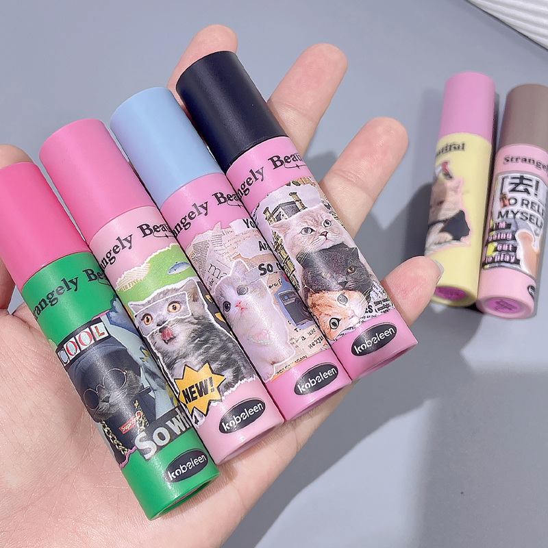 Fun Meow Lip Glazed Velvet Mist Matte Cartoon Lip and Cheek Dual Use ...