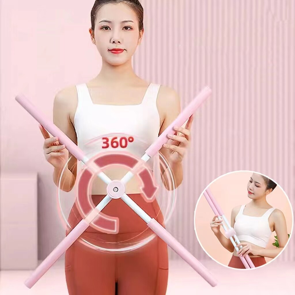 Sports supplies open back stick cross standing pose children training ...