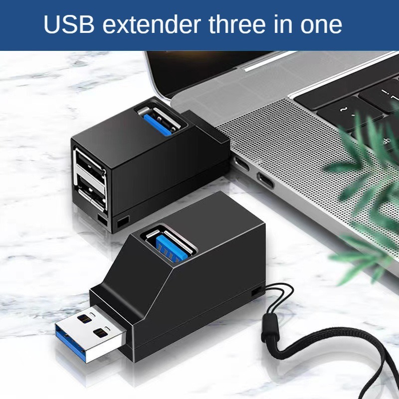 Zacoora USB Hub 3.0 Mini 3 Ports Super Speed 5Gbps Portable Splitter ...