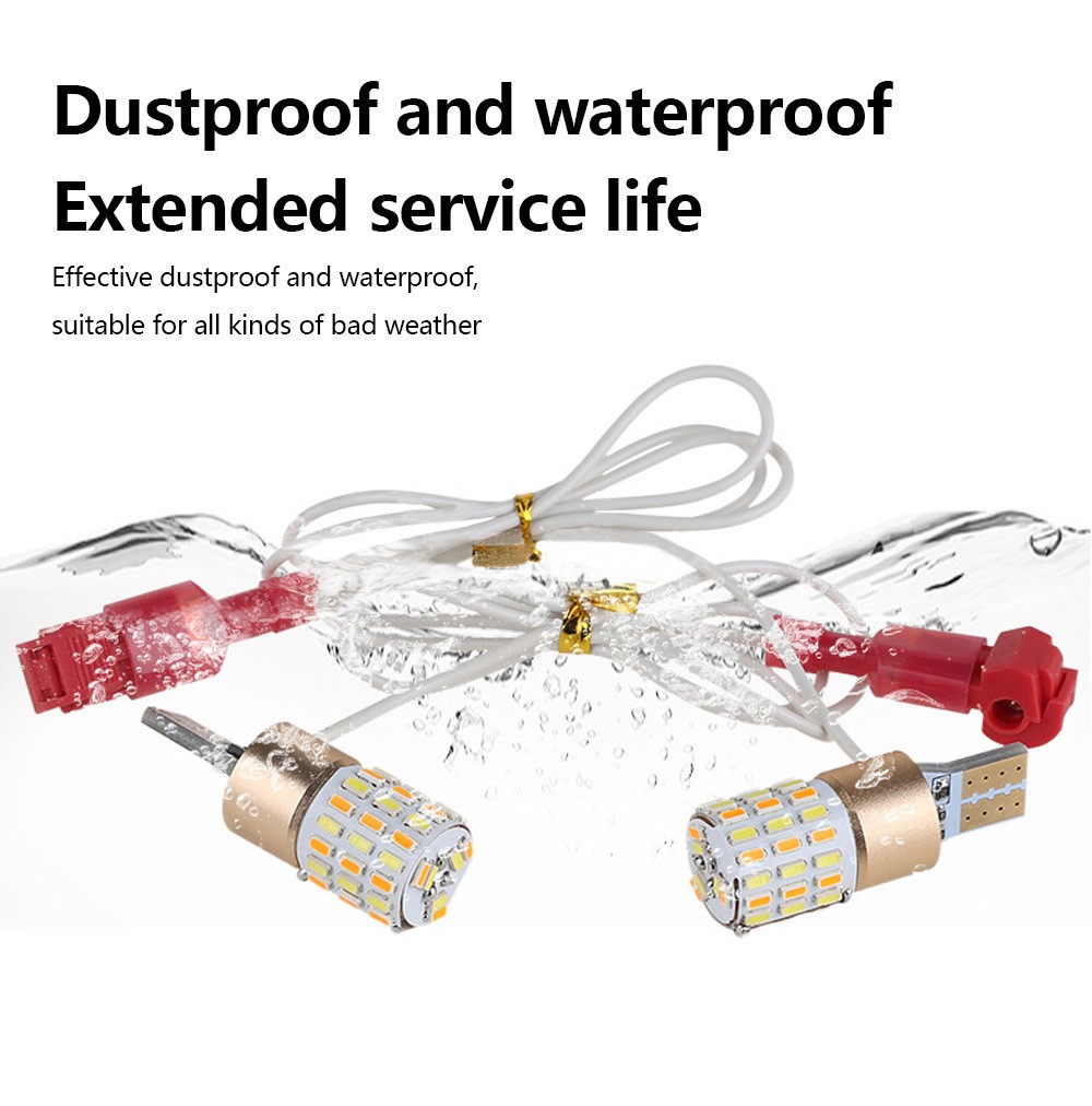 T15 Motorcycle Modification Universal Dual Color Turn Signal High ...