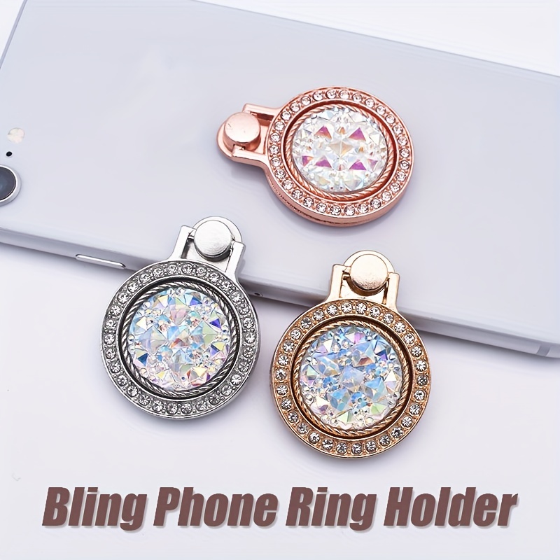 Lenoup Glitter Bling Bling Phone Ring Holder,Sparkle Phone Ring Grip ...