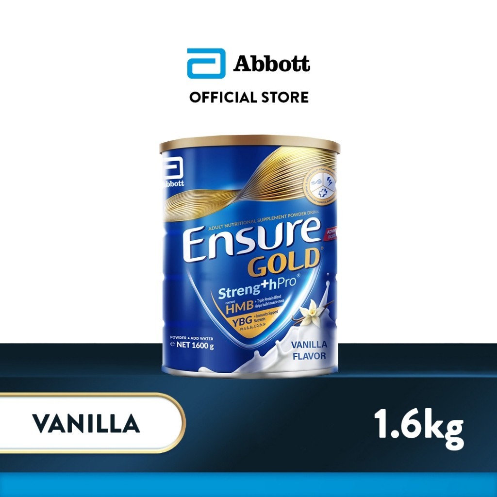 Ensure Gold with Streng+hPro Vanilla 1.6KG For Adult Nutrition | Shopee ...
