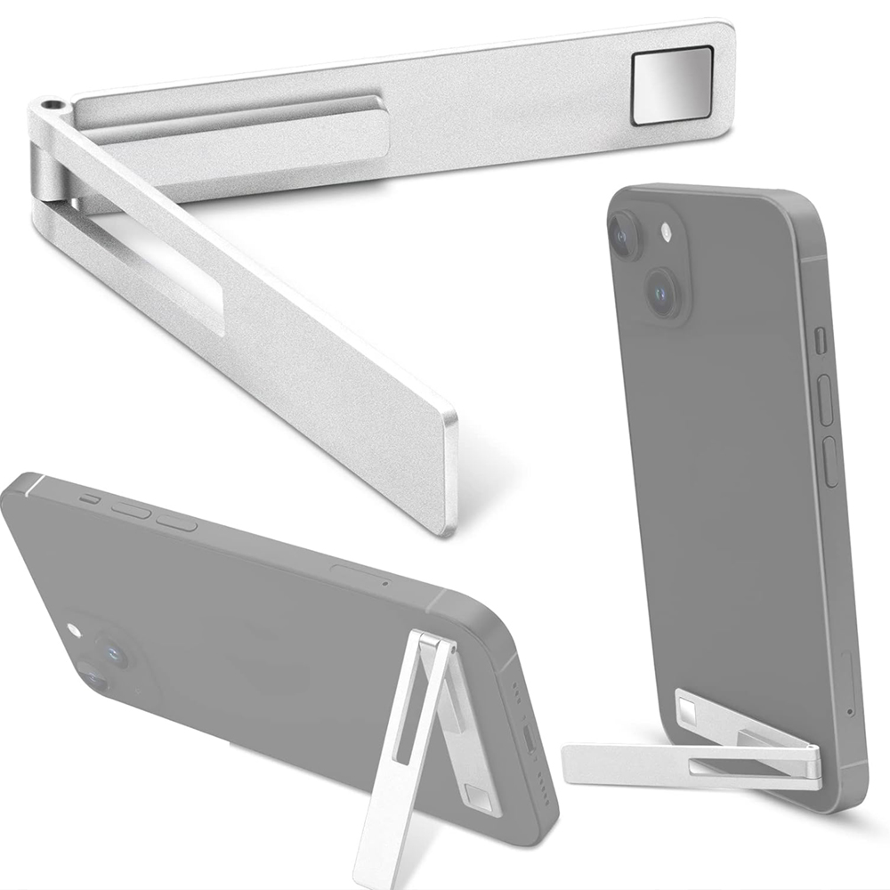 Ultra Thin Cell Phone Holder, Adjustable Angle Mini Alloy Phone ...