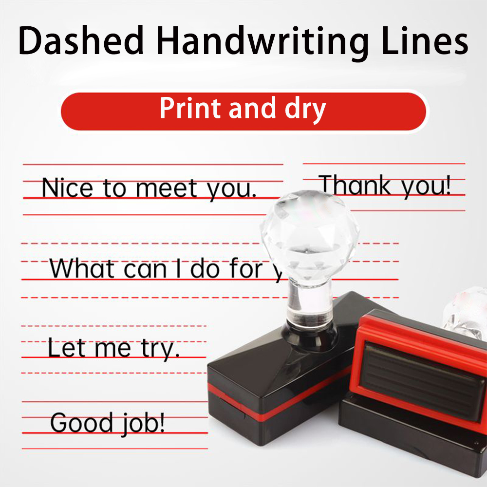 Dashed Handwriting Lines Practice Seal Parents and Teachers Self ... Dashed Handwriting Lines Practice Seal Parents and Teachers Self ...
