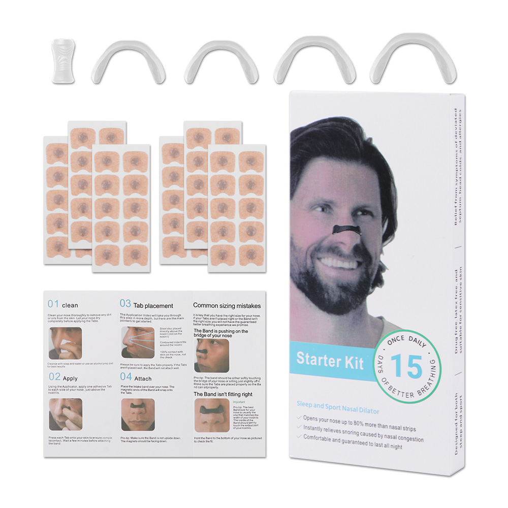 Nasal Dilator Sleep Nasal Breathing Dilators Starter Kit Nose Breathe ...
