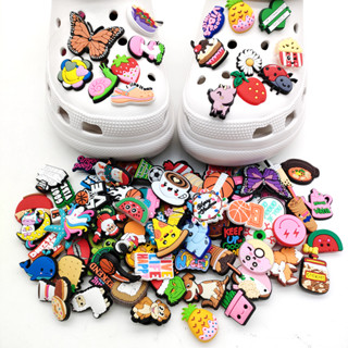 5-100pcs Random Cartoon Shoe Charms for croc Garden Shoes Accessories ...
