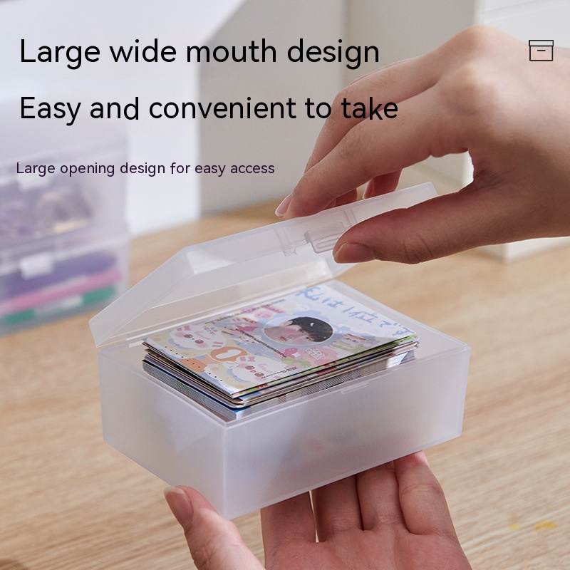 Cross-border Student Small Card Box Document Storage Box Card Film Box ...