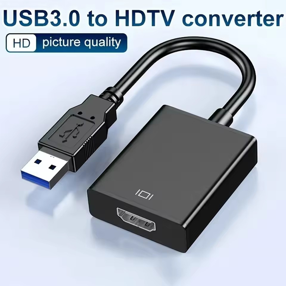 USB 3.0 to HDMI Adapter 1080P USB To HDMI-Compatible Video Converter ...