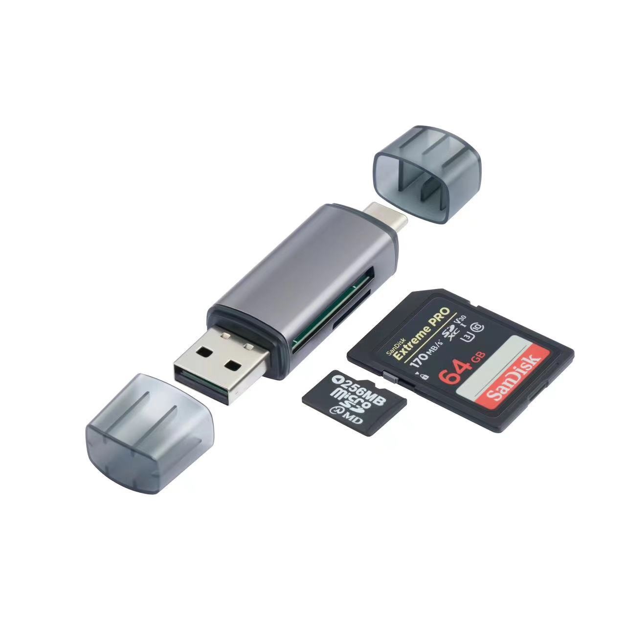 New arrive Aluminum alloy 4 in1 multi-functional OTG card reader is ... New arrive Aluminum alloy 4 in1 multi-functional OTG card reader is ...