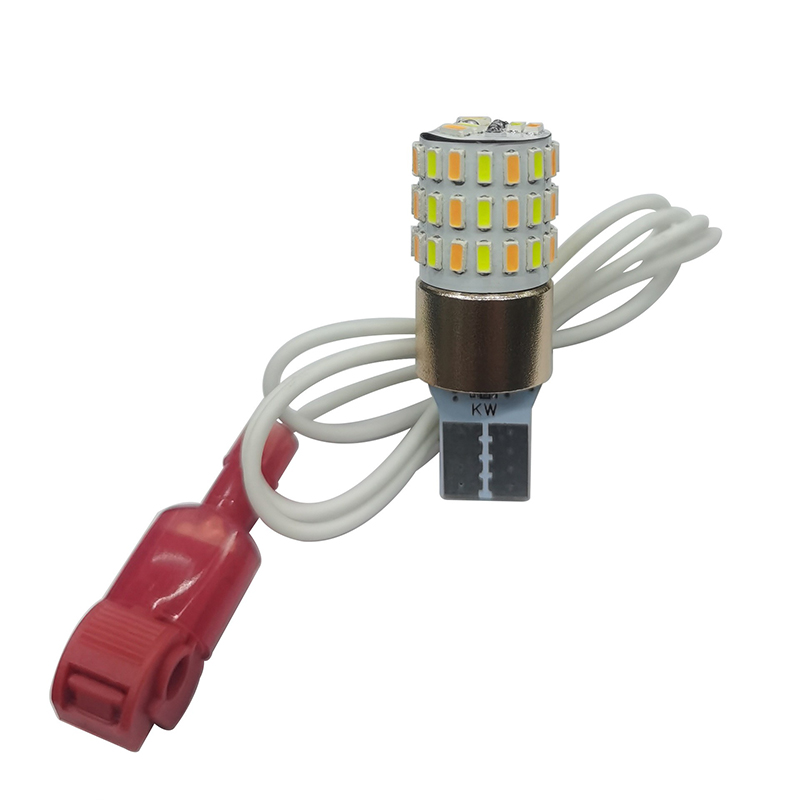 T15 Motorcycle Modification Universal Dual Color Turn Signal High ...