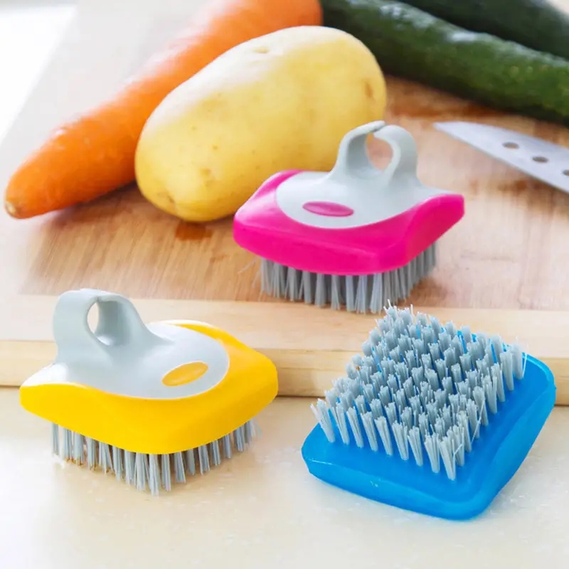 Mini Fruit Vegetable Cleaning Brush Manual Vegetable Washer Radish ...