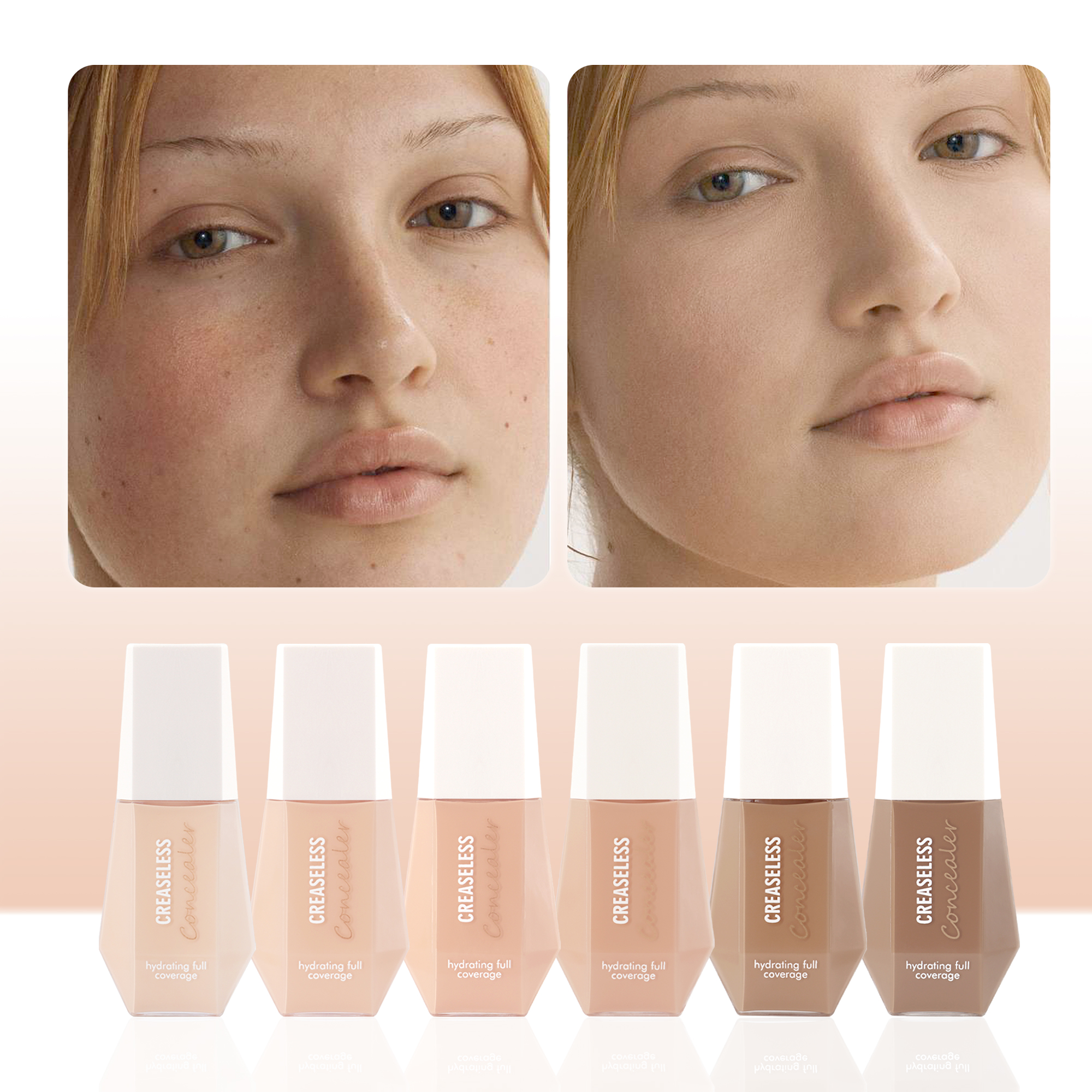 6-color Concealer Waterproof Sweat-Proof Long-Lasting Concealer ...