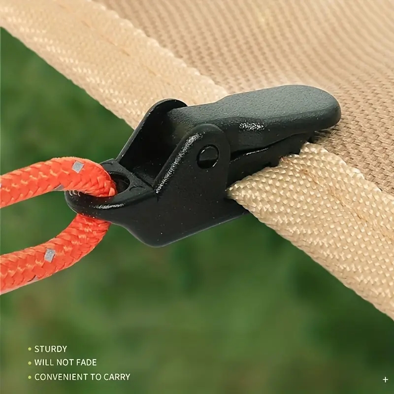 20 Pieces Canopy Windproof Tent Fixing Clip, Suitable for Outdoor ...