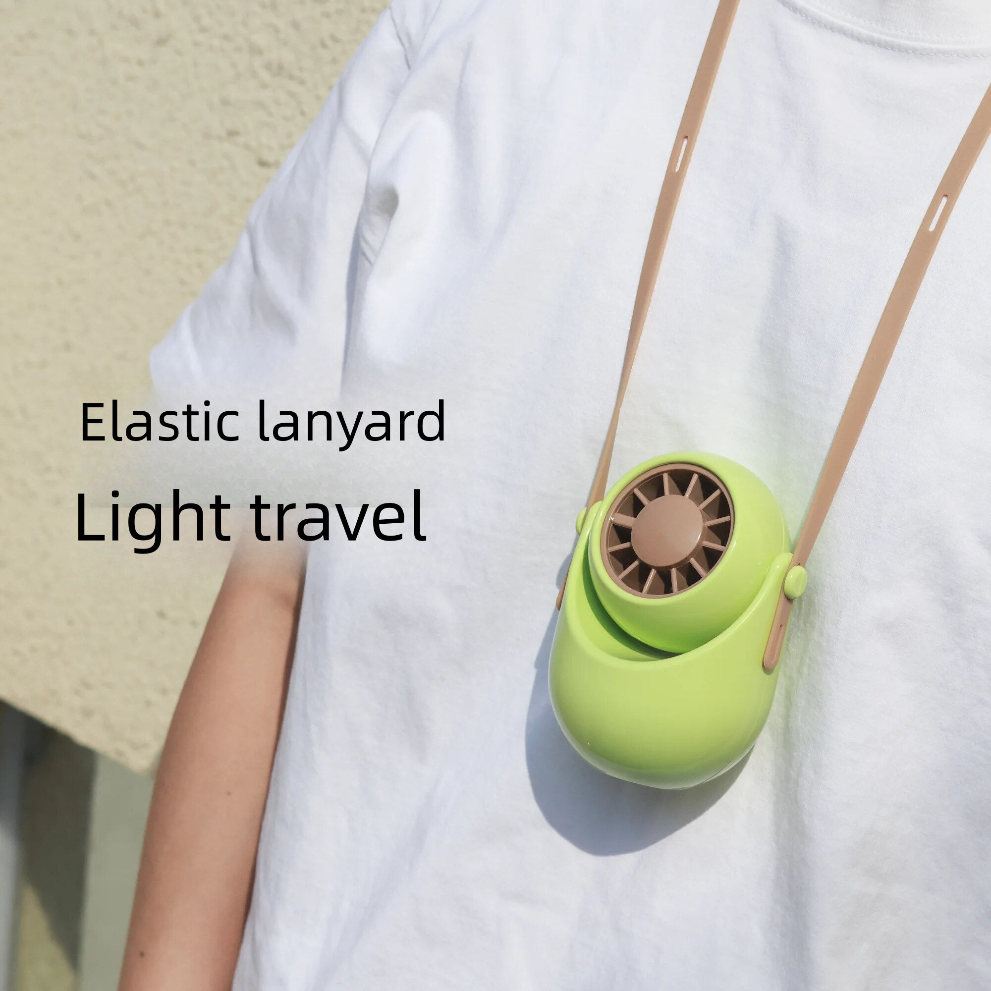 Mini Fan, Portable Small Fan, Handheld, Neck-Mounted Small Fan, Support ...